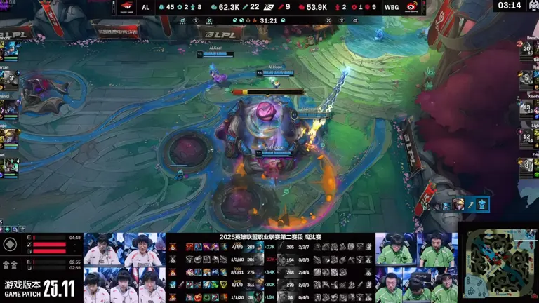 恭喜AL！3-1击败WBG，晋级胜决！将和BLG争夺第一个晋级MSI资格