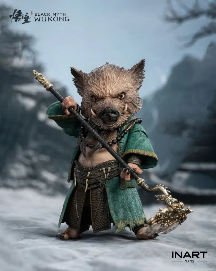 298元，《黑神话：悟空》猪八戒1/12可动人偶售价公布，23号预售