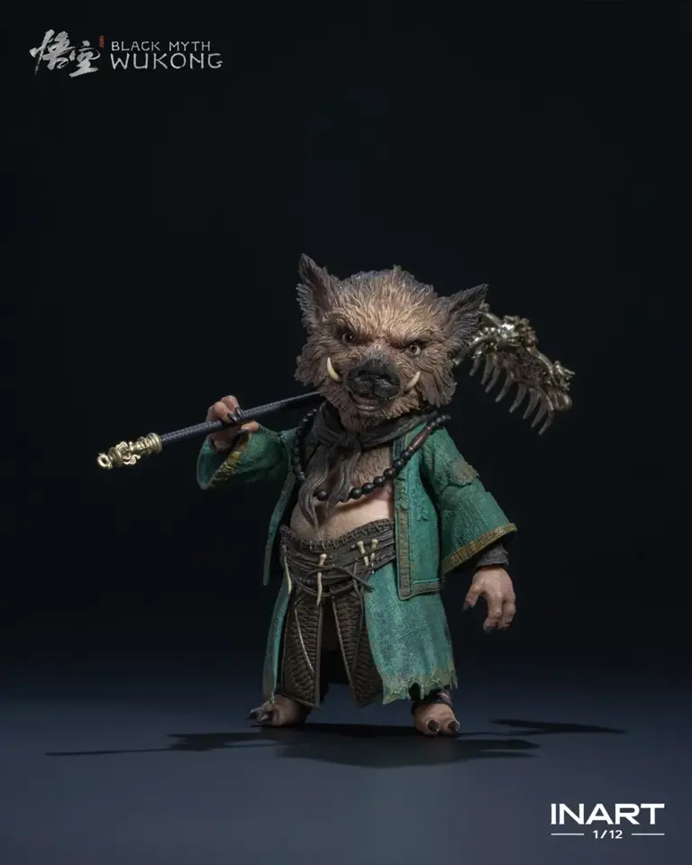 298元，《黑神话：悟空》猪八戒1/12可动人偶售价公布，23号预售