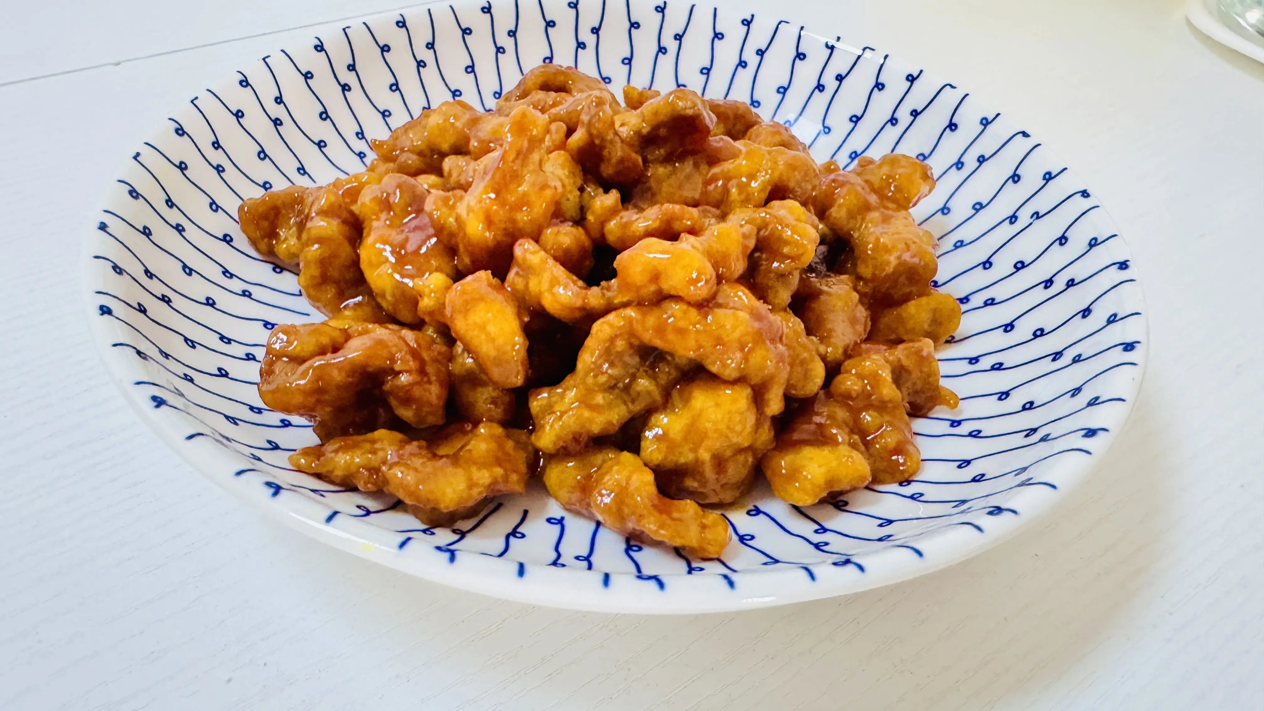 看着就有食欲的糖醋里脊，大热天来一盘，真不错