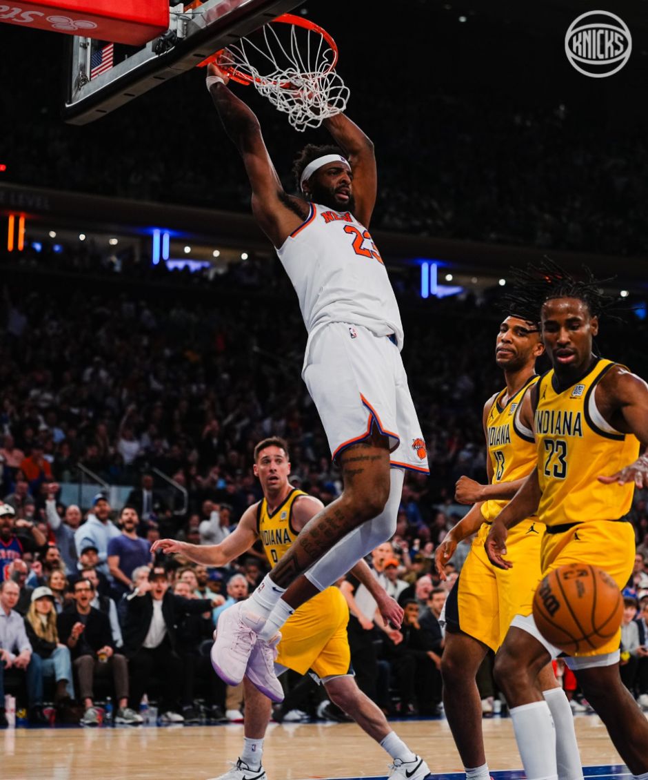 NBA高清直播在线直播：东决尼克斯vs步行者G3（5月26日）步行者冲击赛点？