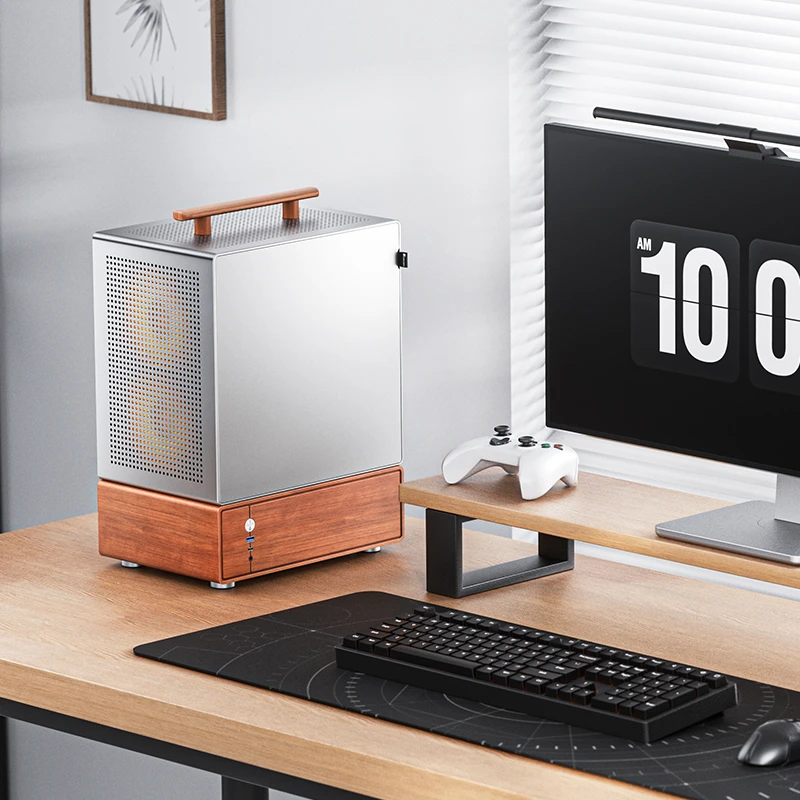 乔思伯推出 T7 系列 MATX 侧透机箱：实木铝材结合，779 元