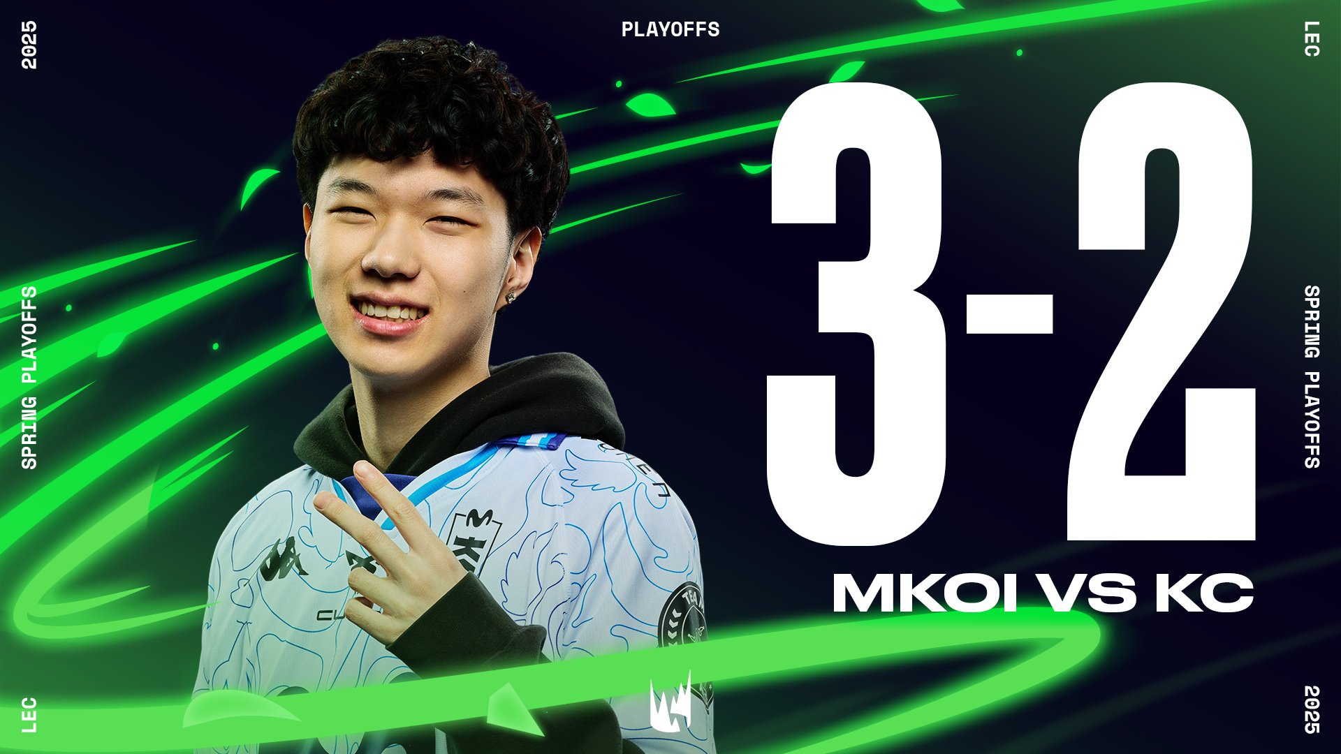 MKOI 3-2 KC：波比绕后开AD一锤定音，MKOI挺进胜决对战G2