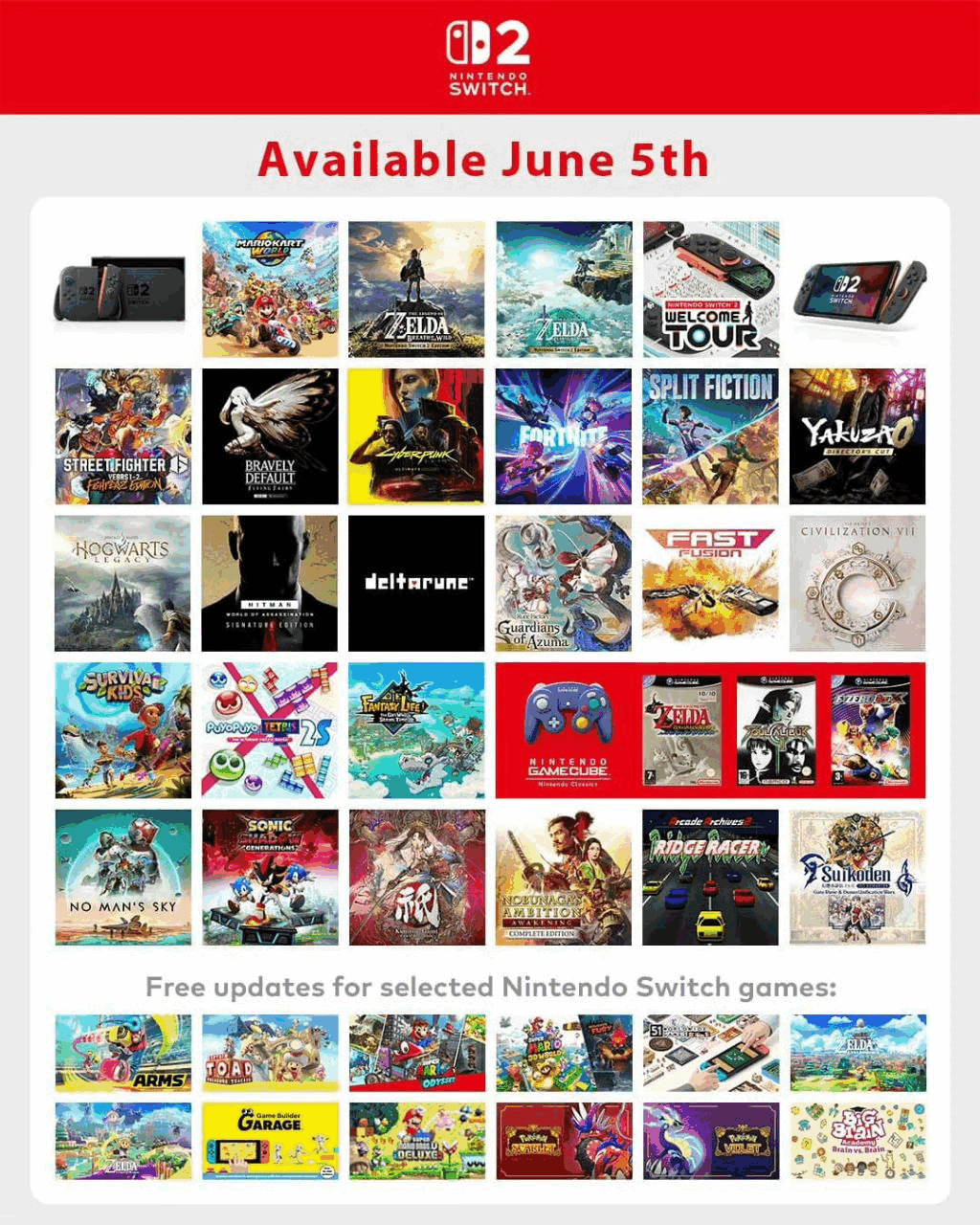 Switch 2护航游戏大汇总！马车、2077等大作！