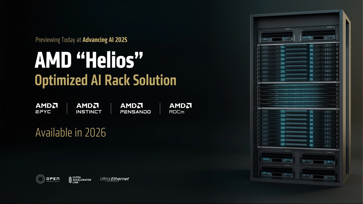 AMD 下代 AI 机架解决方案“长胖”：Helios 采用双宽机架设计