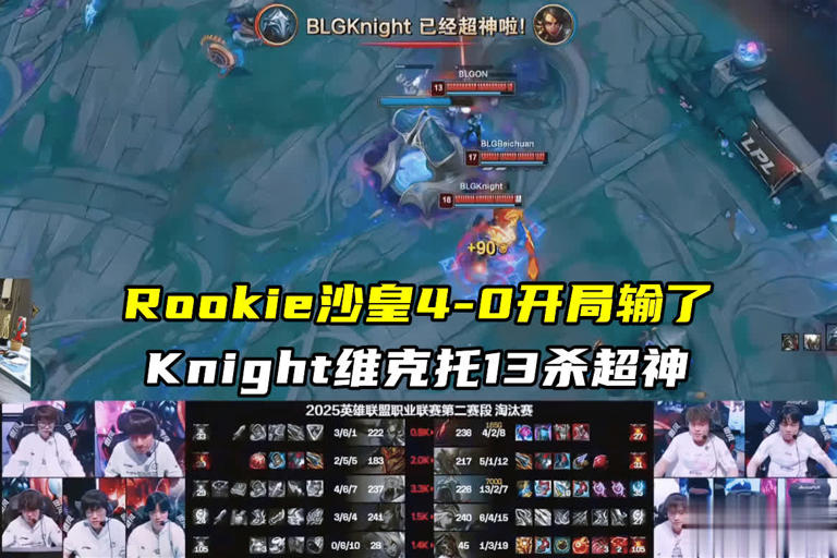 BLG击溃IG成功晋级MSI，Knight赛场表现欠佳