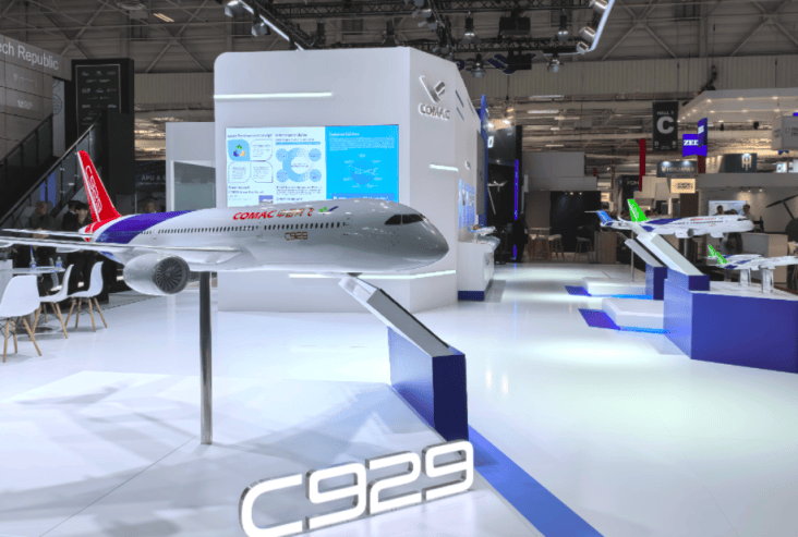 巴黎航展盛况！国产C909、C919、C929客机齐亮相