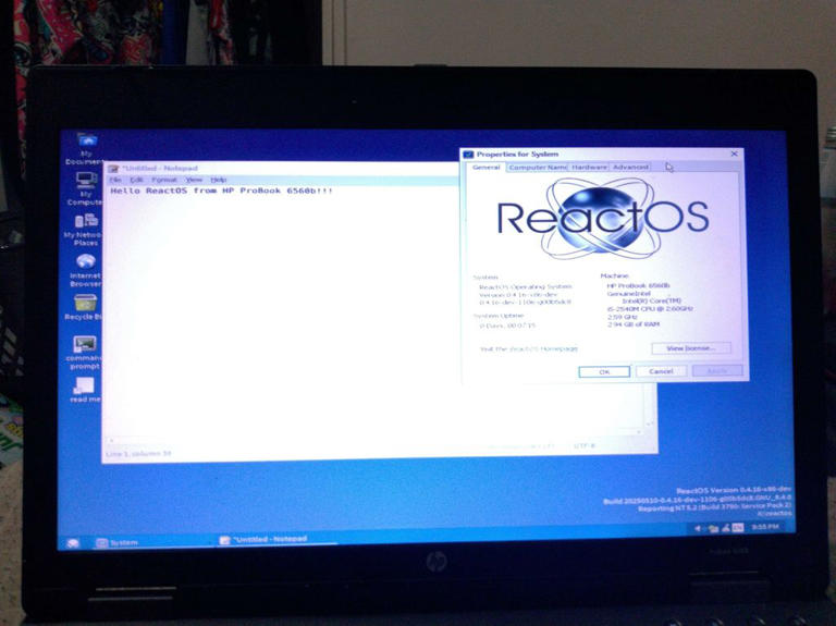 开源“Windows”ReactOS 更新：支持全屏应用