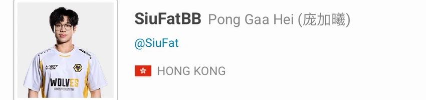 电竞人物志6:“只要你们相信我，我任何队伍都能阅读”—SiuFatBB