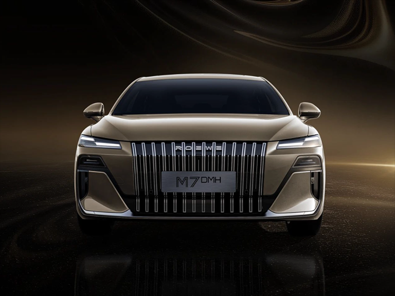 荣威M7 DMH浅金色车色官图发布 将下半年上市