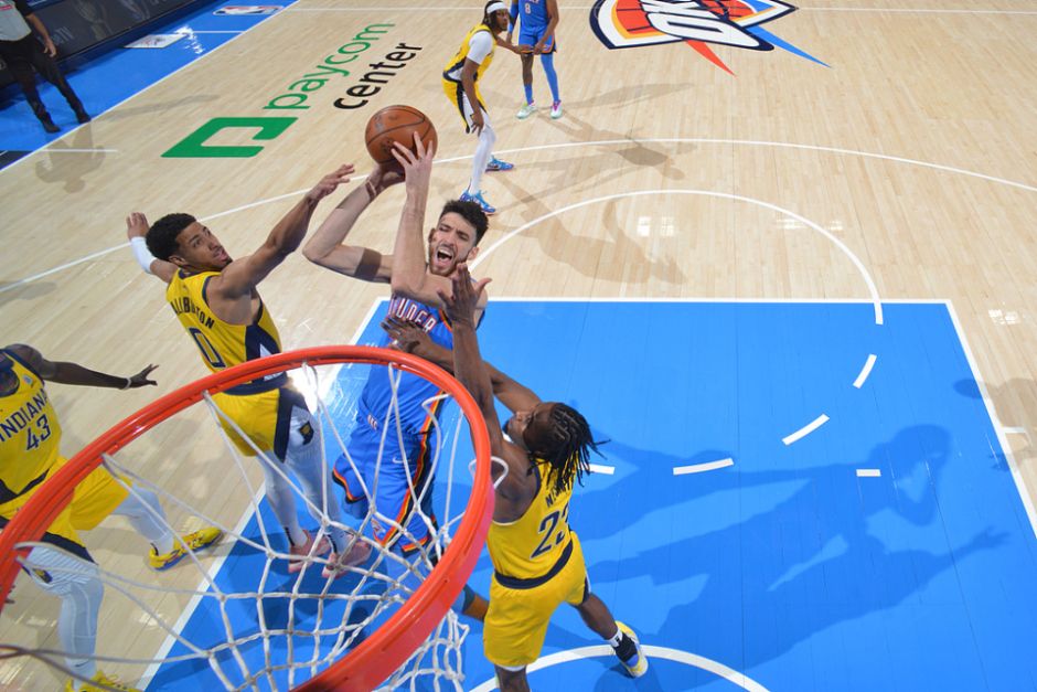 NBA录像全场回放总决赛：步行者VS雷霆G2（6.9）亚历山大爆砍34+5+8