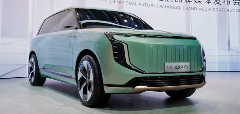 红旗HS9 PHEV平台样车下线！有望年内正式上市