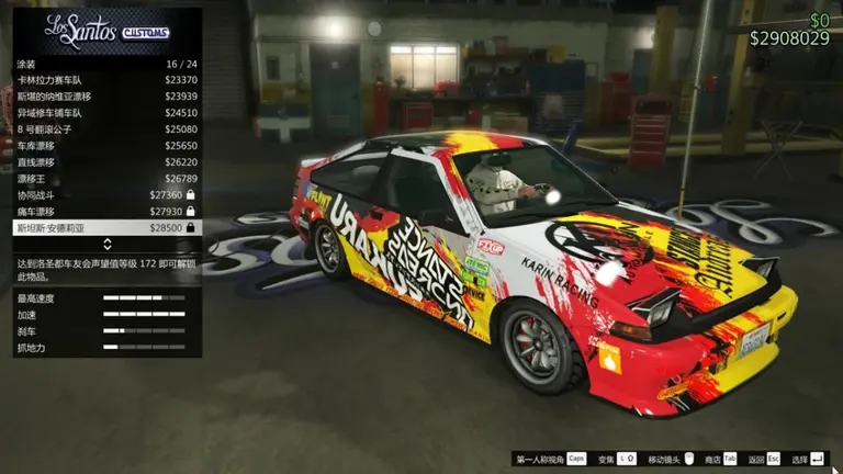 GTAOL幸运转盘：本周可白嫖[卡林 福多GTX]原型AE86（改装攻略）