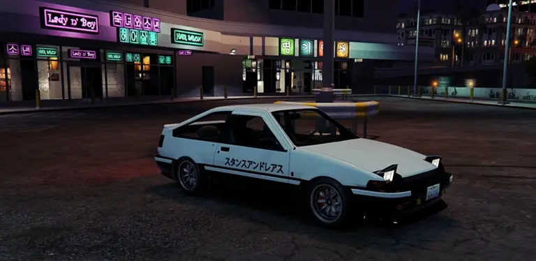 GTAOL幸运转盘：本周可白嫖[卡林 福多GTX]原型AE86（改装攻略）