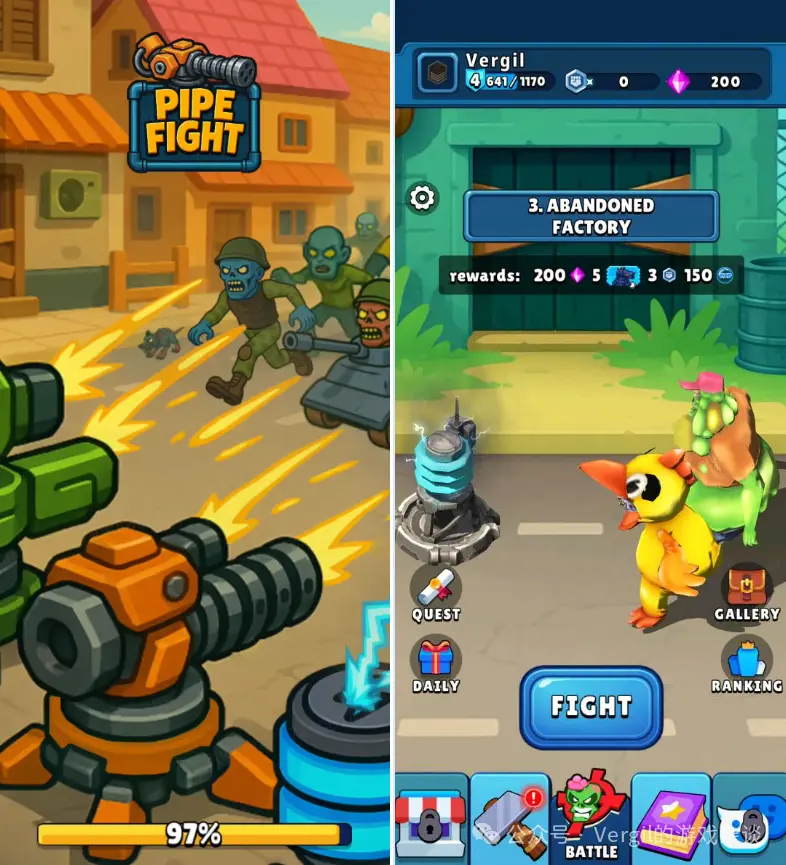 自动炮塔+路径规划，躺平版的向僵尸开炮《Pipe Fight》产品分析