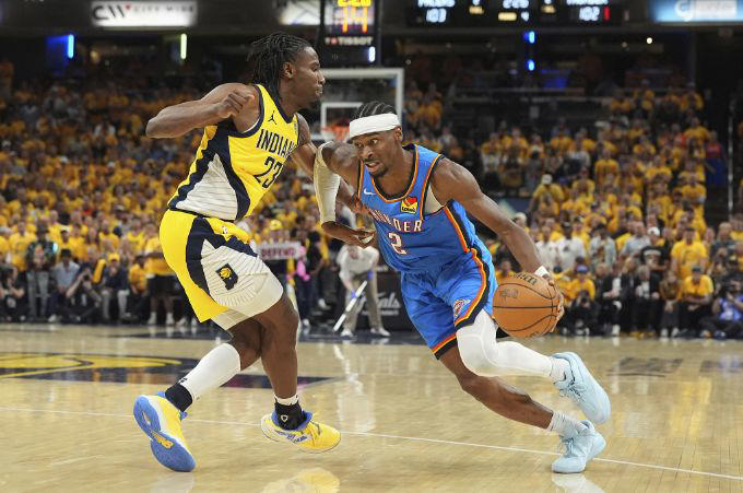 NBA回放全场录像高清：总决赛雷霆VS步行者G6（6月20日）哈利伯顿14分