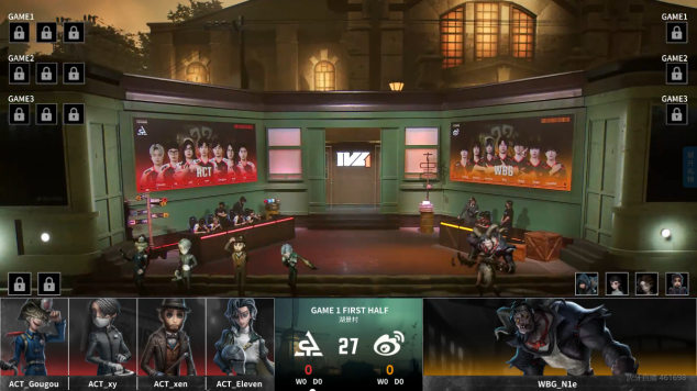 第五人格IVL：WBG_N1e两局四抓，强势取胜展露实力！