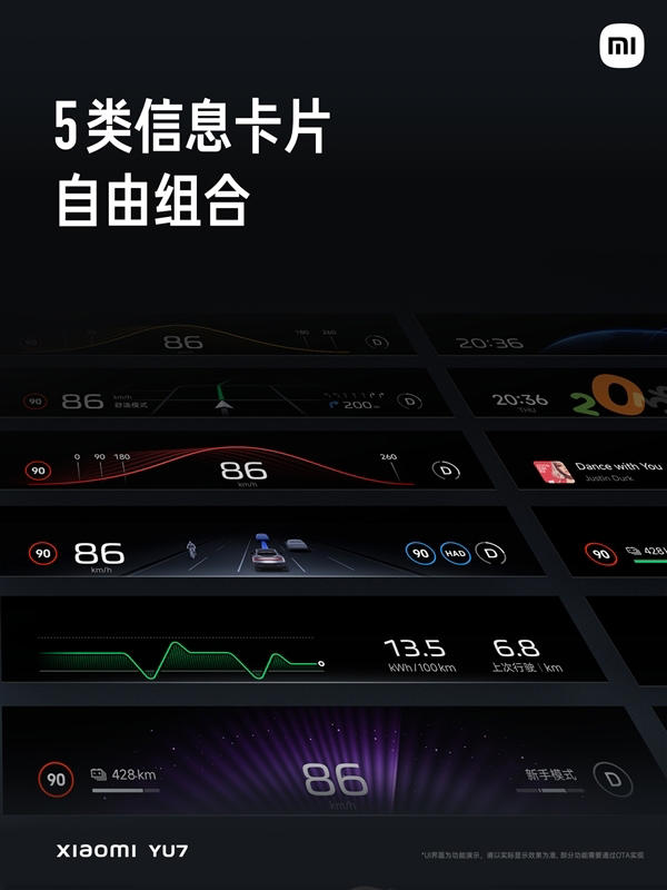 颠覆HUD体验！TCL华星独供小米YU7天际屏/中控屏