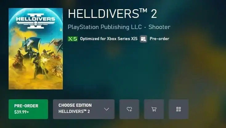 《绝地潜兵2》永不登陆XGP！部分PS玩家对登陆Xbox不满