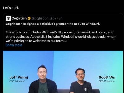 Windsurf收购战落幕，Cognition接手余部，OpenAI错失AI编程新星