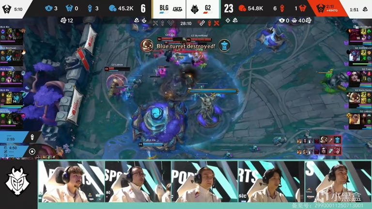 石油杯：BLG惨遭Caps淘汰！G2 2-1 BLG！