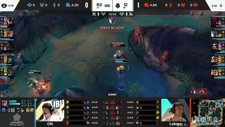 石油杯：BLG惨遭Caps淘汰！G2 2-1 BLG！