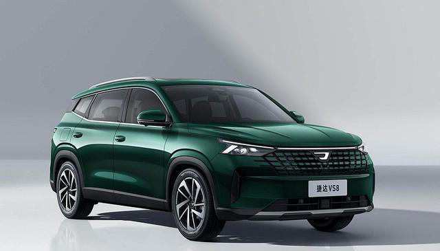 捷达VS8细节全曝光，尺寸比VS7略大，搭载1.4T动力，内饰全面升级