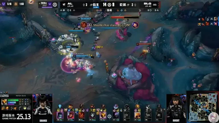 MSI：AL轻松2比0BLG拿到3个赛点！ON又收不住了？