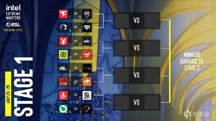 IEM科隆对阵名单出炉！首轮TYLOO对战VP！