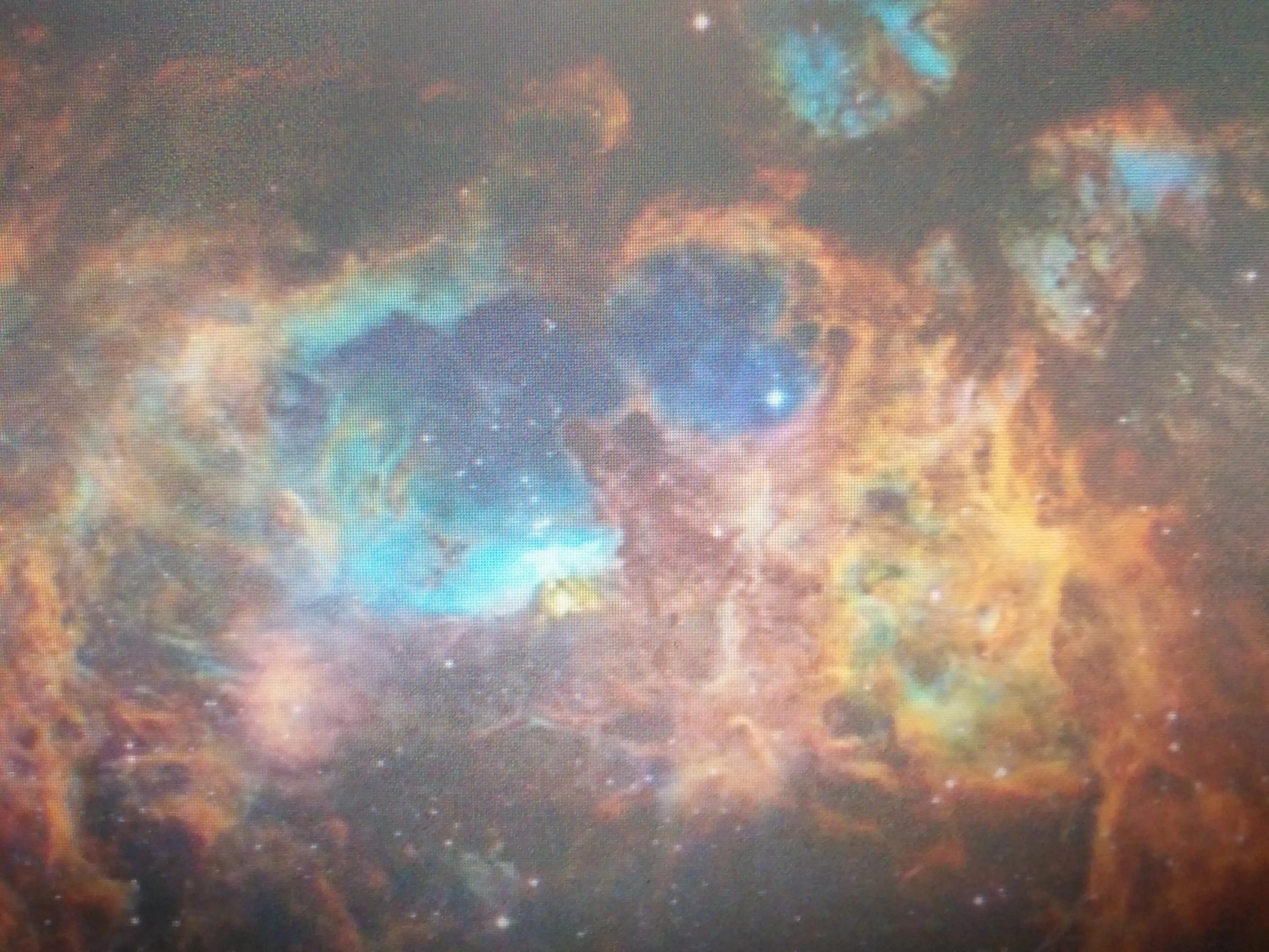 NGC 6357 龙虾星云 宇宙动力纪念碑 炽热螯爪伸展于浩瀚宇宙中 龙虾螯肢般电离弧 闪耀辉光 宇宙级流体力学几何结构