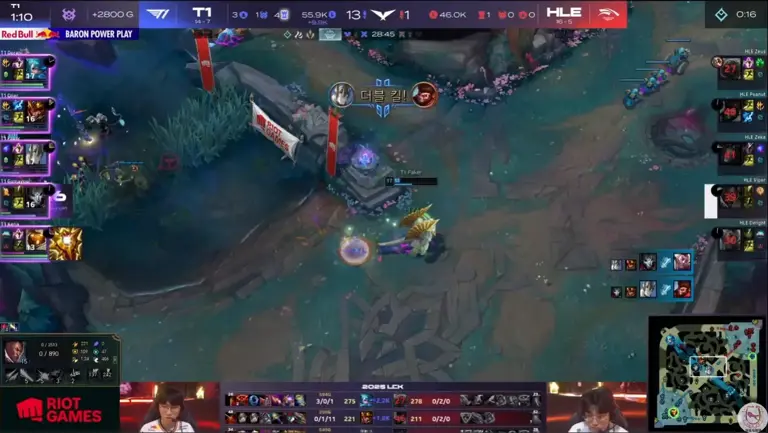 LCK：T1强势碾压HLE！Zeus绝望拼死Faker
