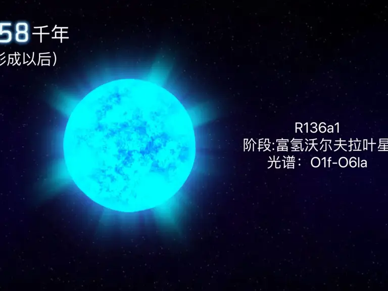 新发现宇宙最大恒星，16.5万光年外的R136a1，超越盾牌座uy
