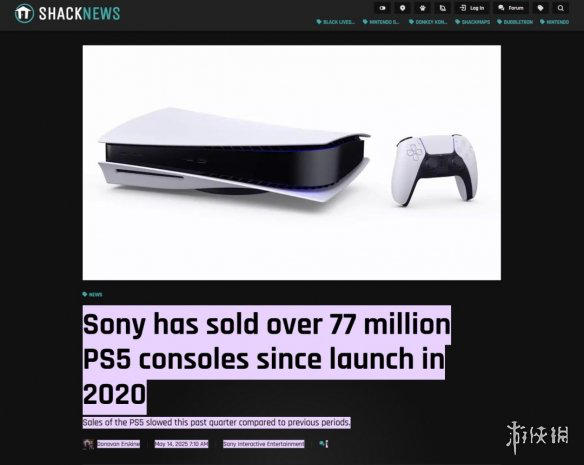完败！曝XSX/XSS全球总销量大约仅为PS5的三分之一