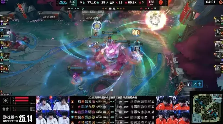 “BLG青训队击败TES阿水”火了，LPL再出严重失误，OB视角闪现BUG