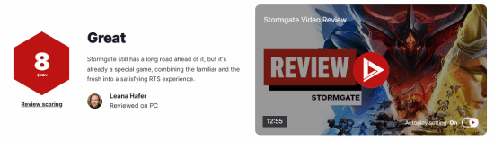 《风暴之门》获IGN评分8分：经典创新融合的RTS佳作