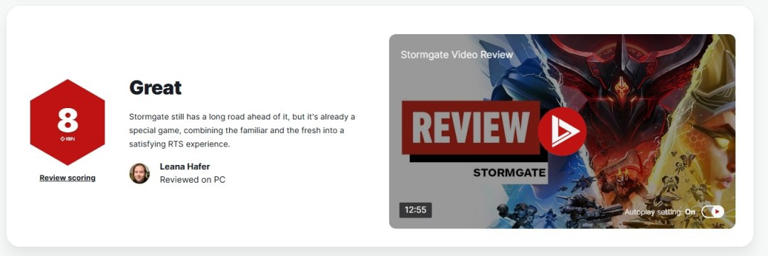 《风暴之门》IGN8分：继承与革新并存的RTS新篇章