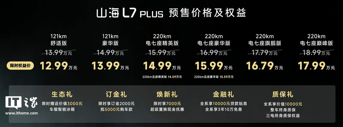 奇瑞捷途山海 L7 PLUS 插混 SUV 将于 8 月 26 日上市