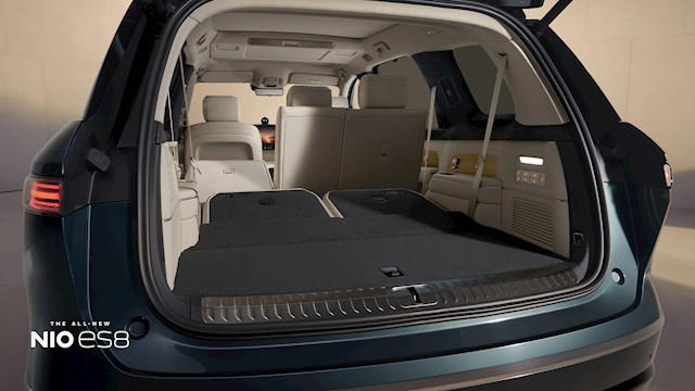 最能装的大三排SUV！全新蔚来ES8前后备箱空间777升 比两个同级竞品之和还大