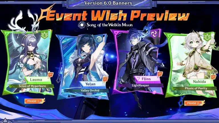 原神：6.0-6.1卡池终于确定！须弥混池在下半！周年庆+新翅膀来了，新四星雅珂达定位首曝！