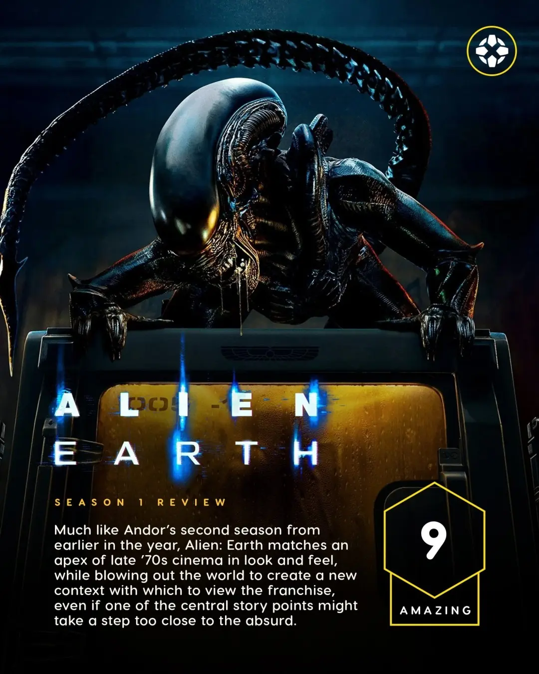 神剧？《异形：地球》IGN 9分 MTC 87分“必看”