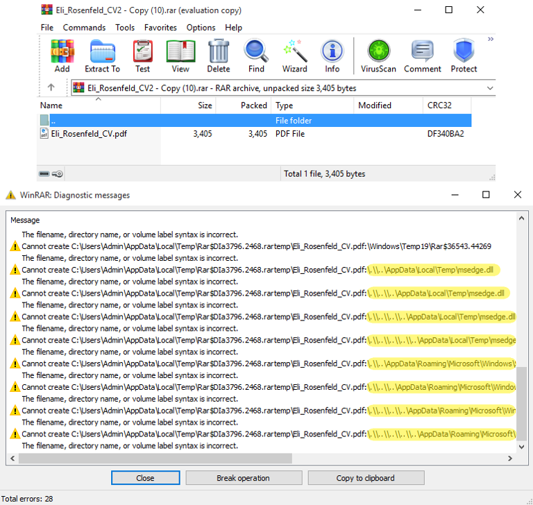 WinRAR CVE-2025-8088 漏洞攻击链细节首度披露