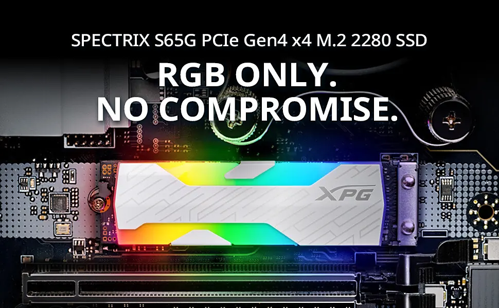 最快 RGB 游戏 SSD 登场：威刚 XPG S65G 最高读取 6000 MB/s