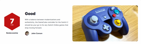 IGN给Switch2这款手柄7分：还原经典并现代化改良