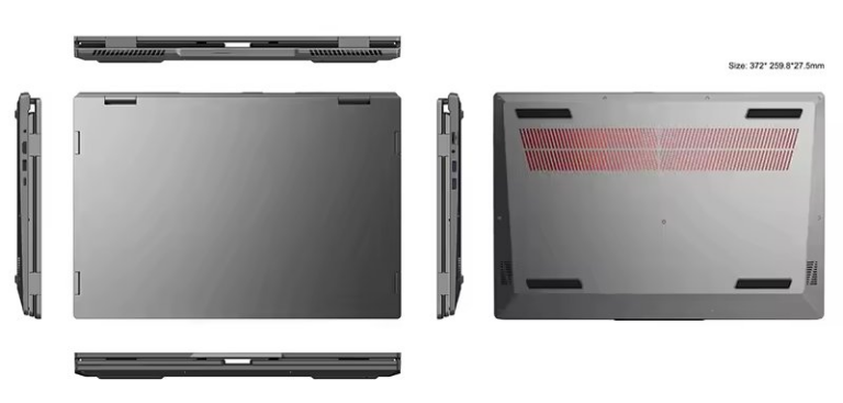 BYONE BAX16三屏笔记本亮相：16寸主屏+双10.5寸副屏，672美元起