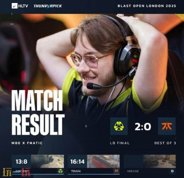 CSGO Blast伦敦公开赛第六日赛果！Vitality晋级半决赛