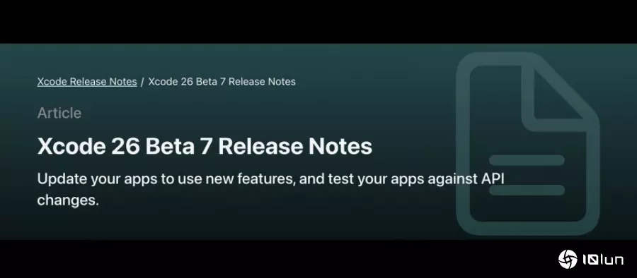 Xcode 26 Beta 7强化程序代码助理，可选用GPT-5与Claude Sonnet 4