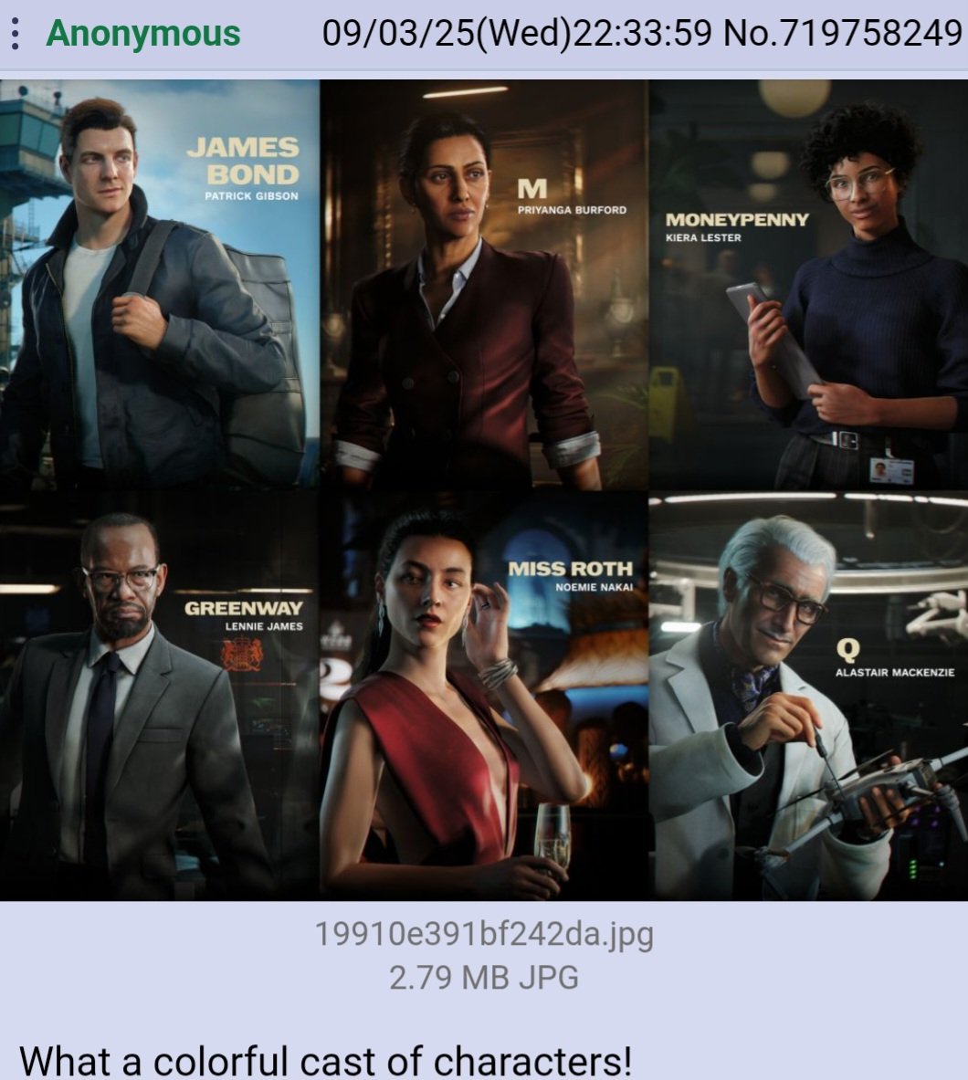 DEI？《007：曙光》被网友怒批插入五颜六色的NPC