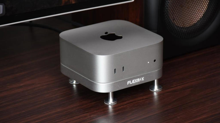 韧能Flexmix S8散热防尘底座：苹果级工艺+科学风道，Macmini不再发烫