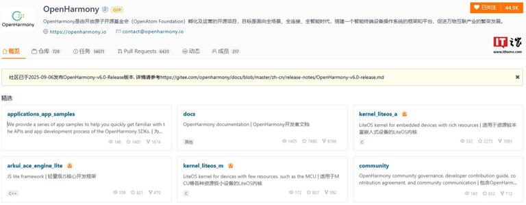 开源鸿蒙 OpenHarmony 6.0 Release 版本发布