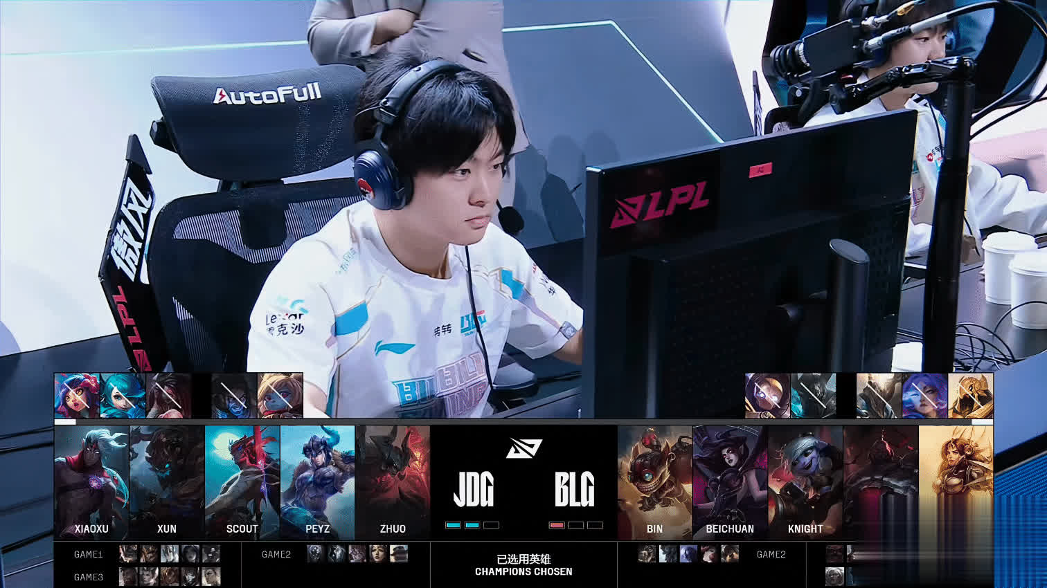 LPL季后赛闹剧结束！BLG让二追三五局击败JDG